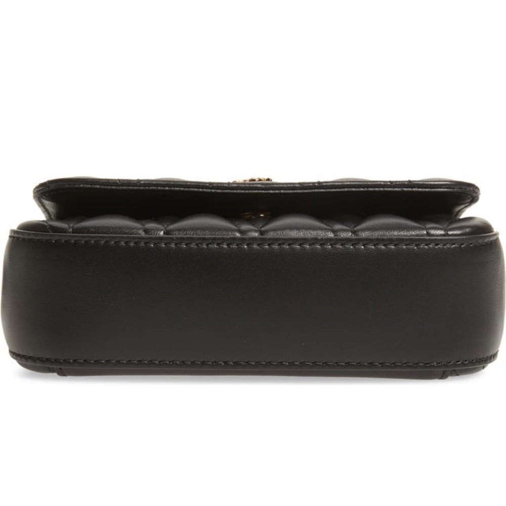 Versace First V Line Matelasse Leather Crossbody Bag - Gem
